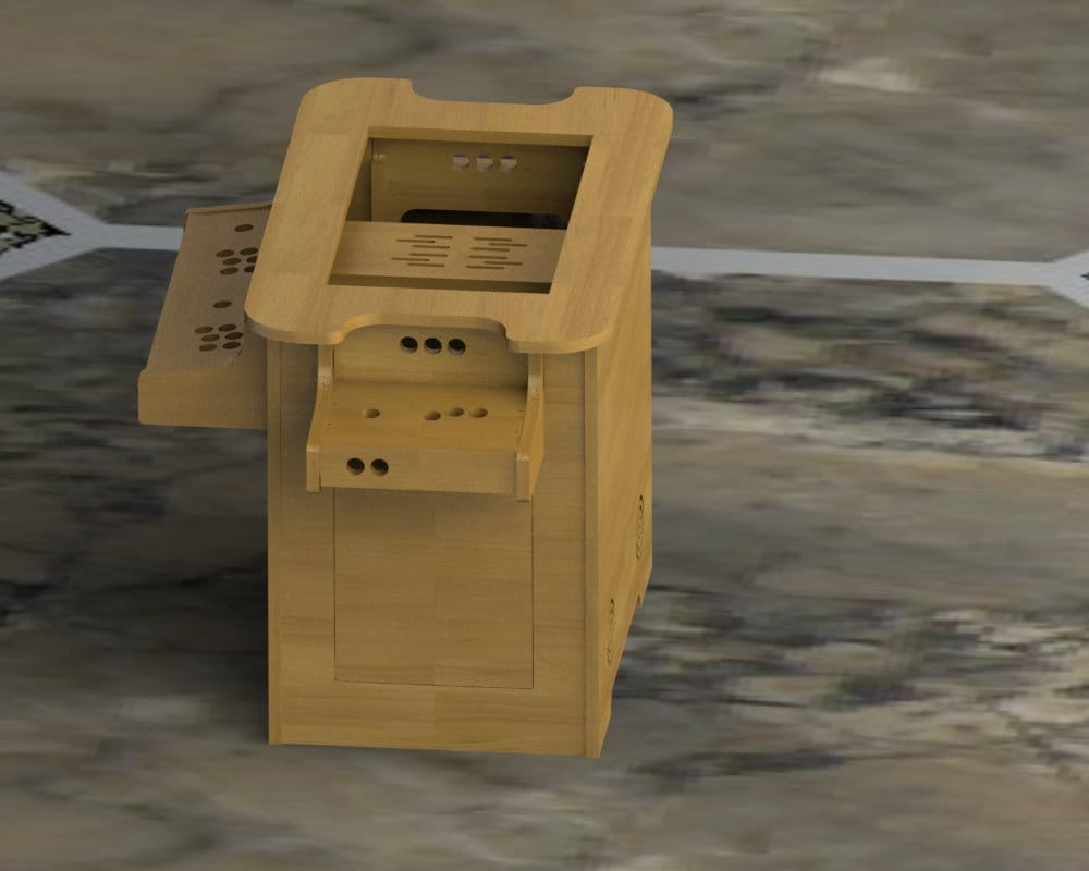 Arcade 4 Player Cocktail Cabinet Kit With Design Plans | Retro Arcade ...