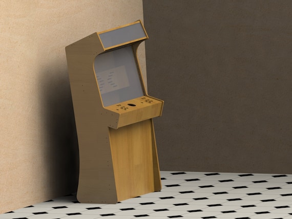 Sleek Arcade Cabinet Kit Flat Pack Arcade Machine Cabinet 2 - Etsy