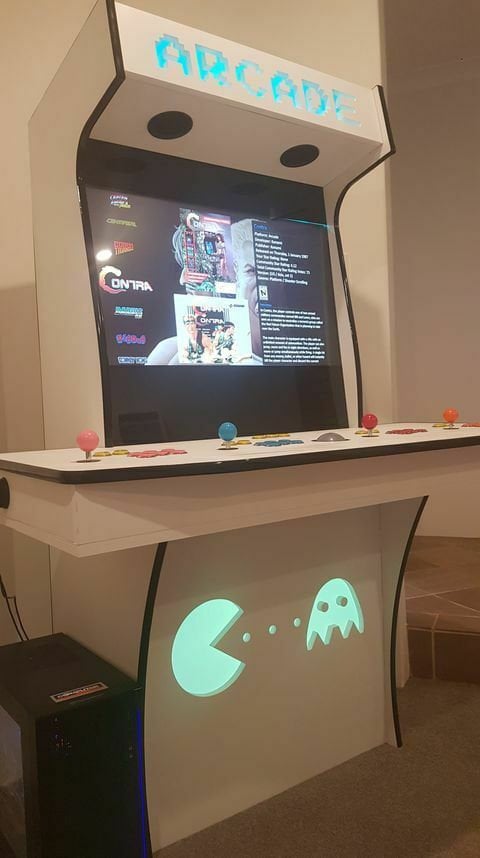 Arcade Machine Cabinet Kit Flat Pack Retro Arcade Video Game Cabinet 4 ...