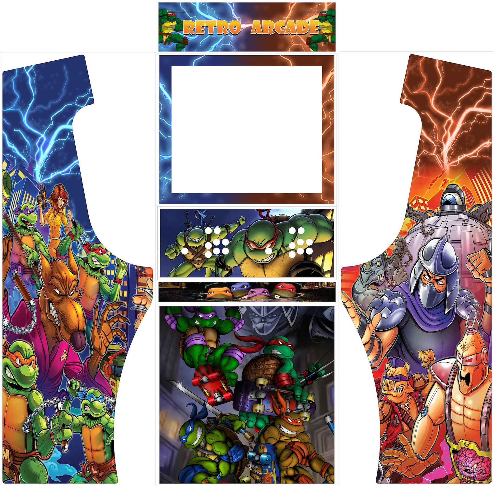 Upright Arcade Machine Design Plans Digital Vintage Arcade - Etsy