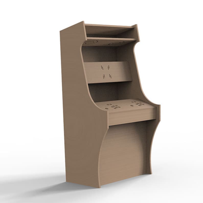 2-player Arcade Cabinet Kit: 27" Upright, Flat Pack, DIY Decor - Etsy