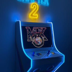 Arcade Game Cabinet Digital Design | 2 Players | Wall Mounted Cabinet ...