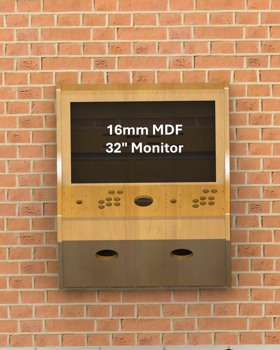Arcade Cabinet Machine 2 Player Digital Plans | Wall Mounted Cabinet ...
