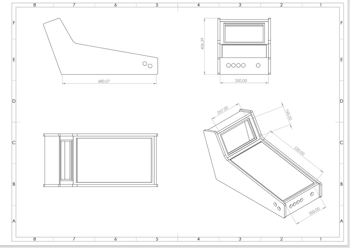 Mini Pinball Machine Design Plans Only - Etsy