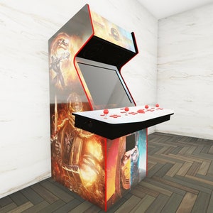 4-player Arcade Machine Cabinet Design Plans (digital Download) - Etsy