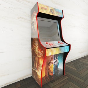 Upright Arcade Machine Design Digital Plans | 2 Player | 16mm MDF | 27 ...