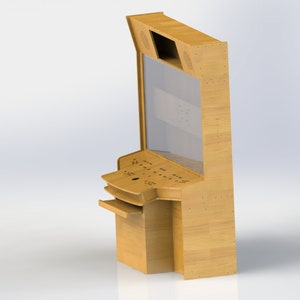 Upright Arcade Machine Design Plans | Retro Arcade Video Game Design ...