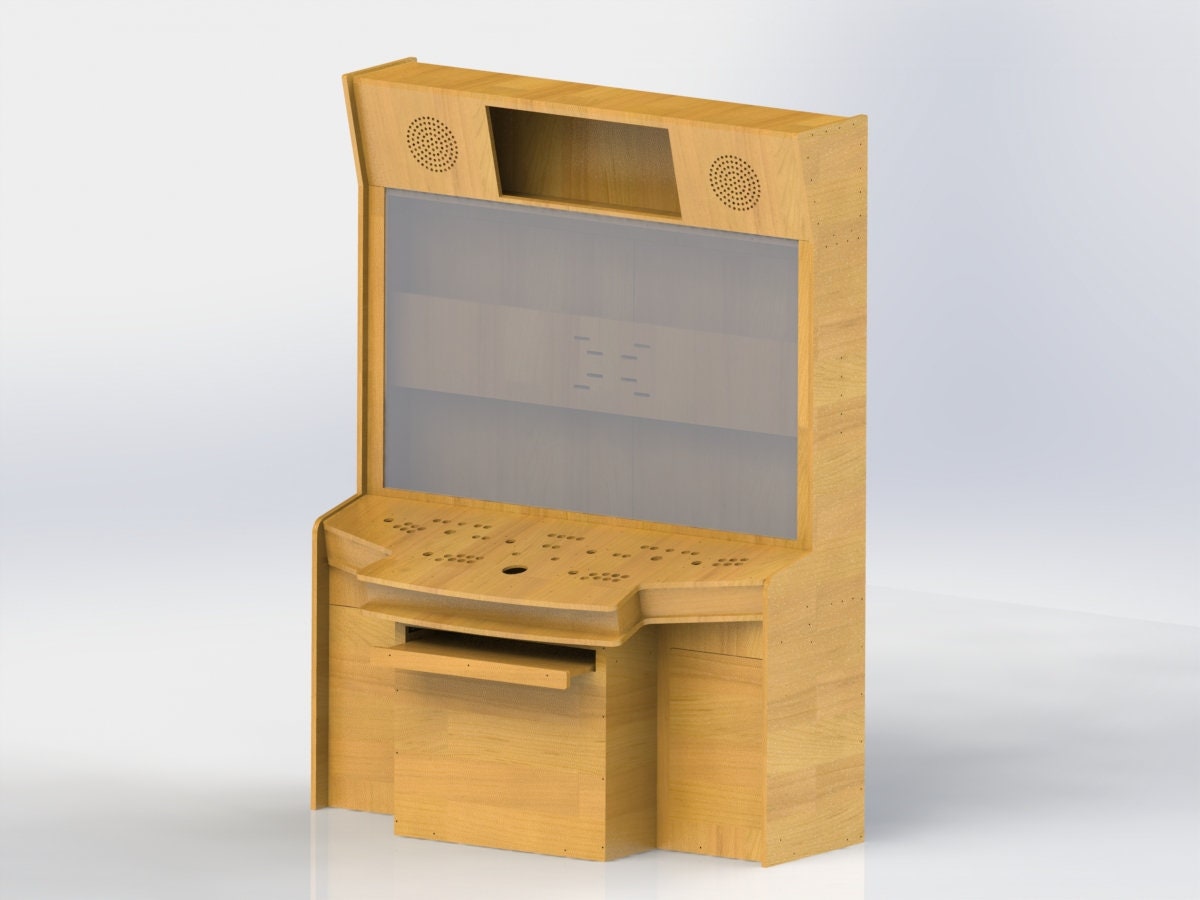 Upright Arcade Machine Design Plans Retro Arcade Video Game Design ...