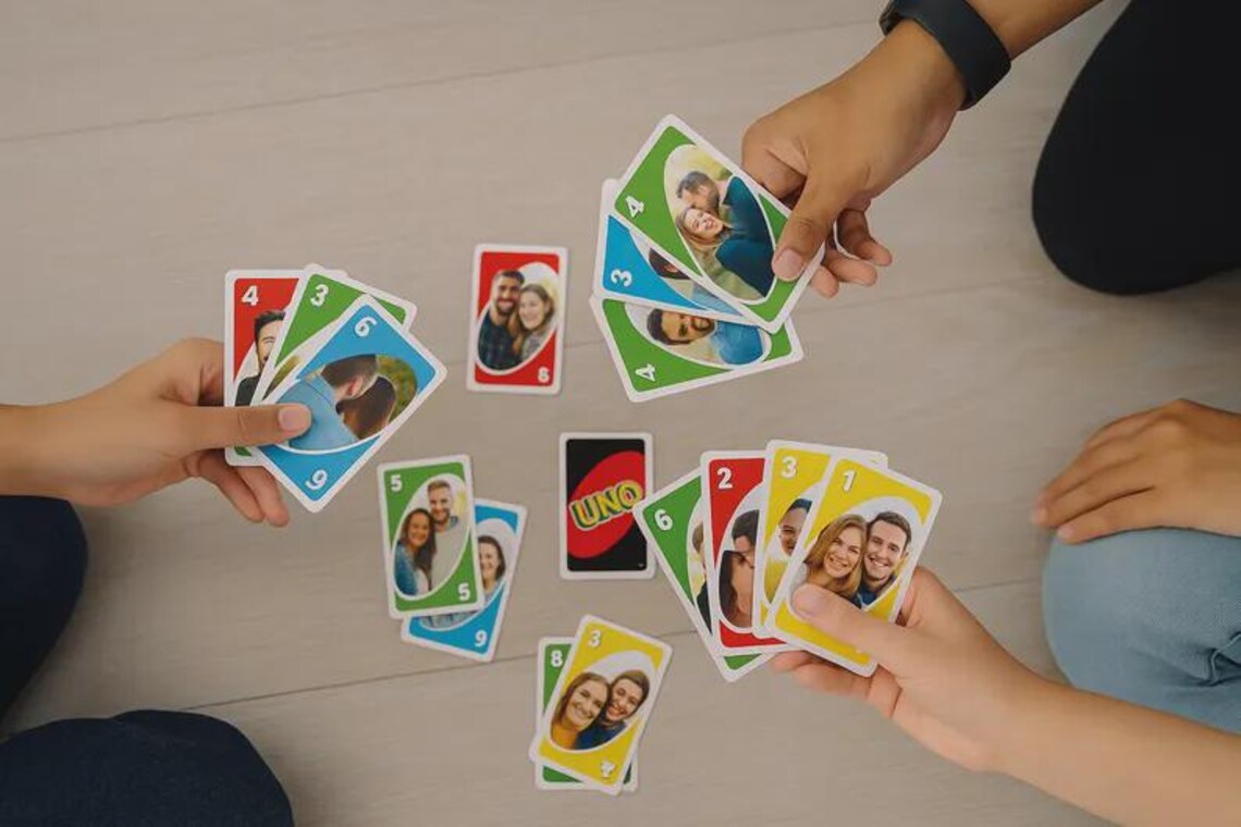 Card Game UNO Customize Digital Product Ready to Print Drag & Drop PDF ...
