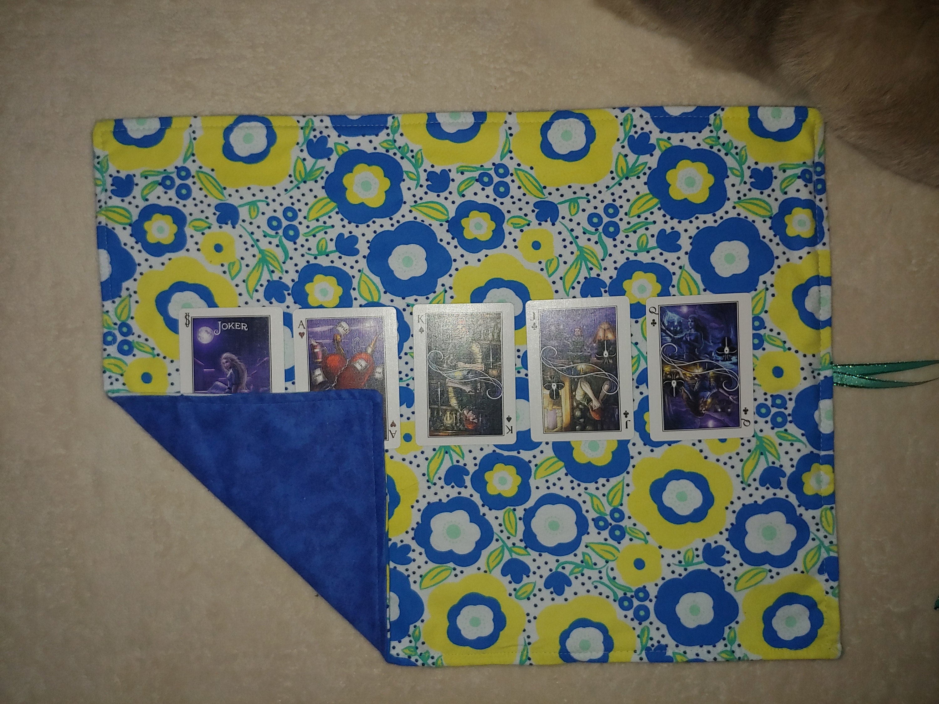 Card Deck Holder mat for games tarot or playing card | Etsy