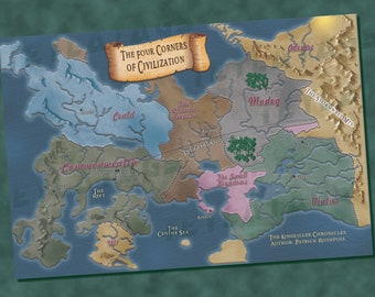 Kingkiller Map - Etsy