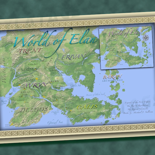 Riyria Map - Etsy