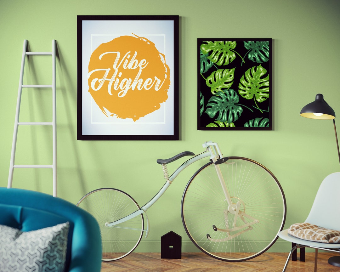 Vibe Higher Downloadable Printable Poster 15 Sizes - Etsy