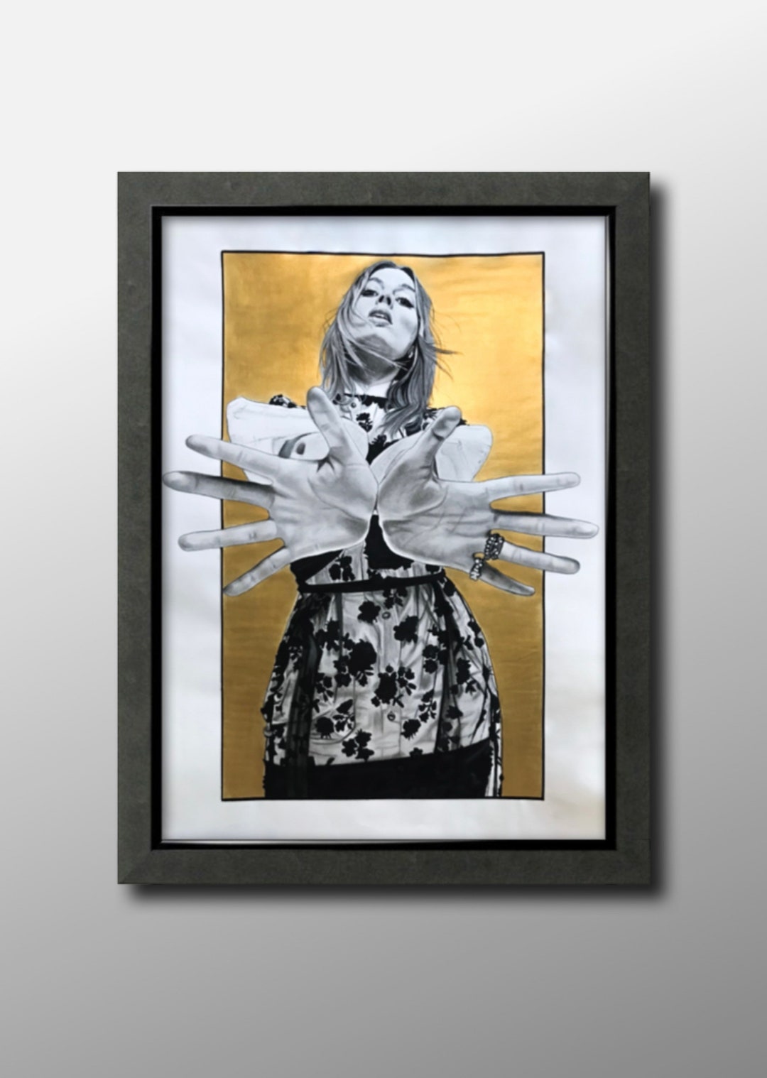 Golden Muse - Hand Finished (gold Paint) Limited Edition Print - Etsy