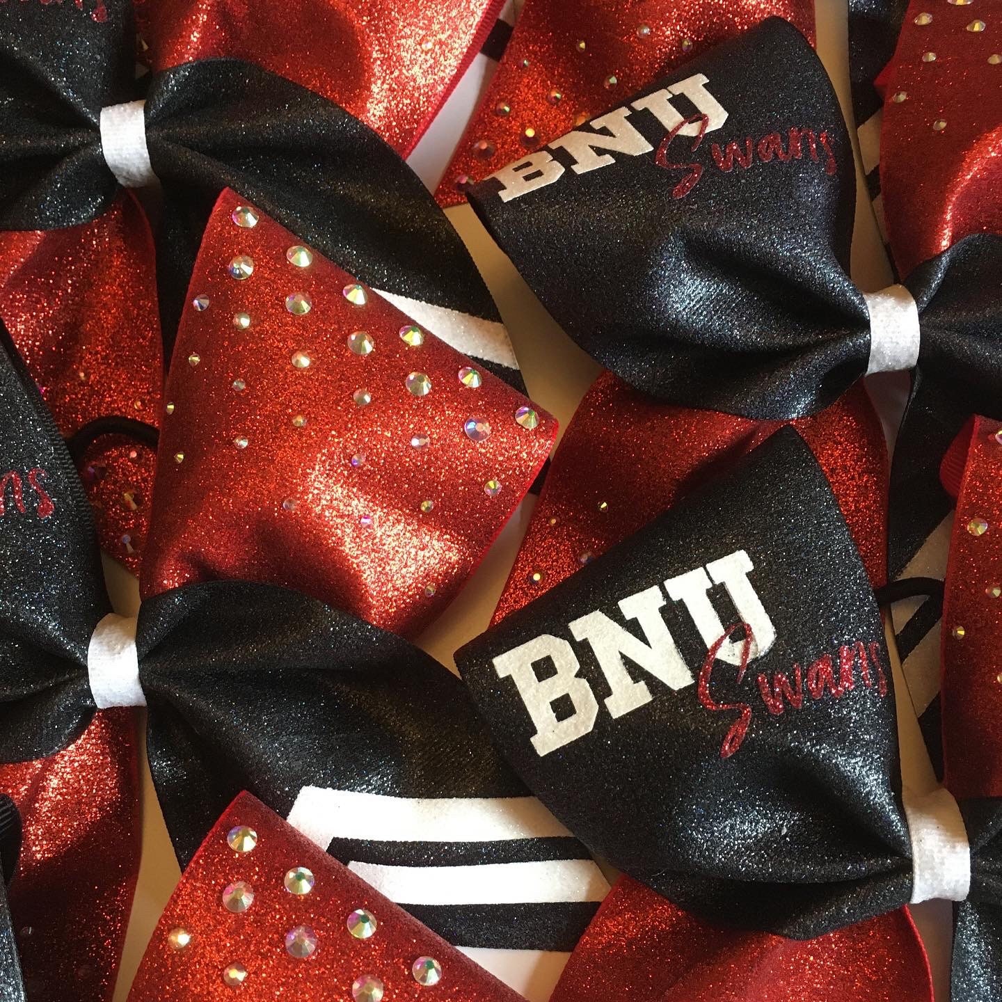 Customised Logo Cheer Bows - Etsy