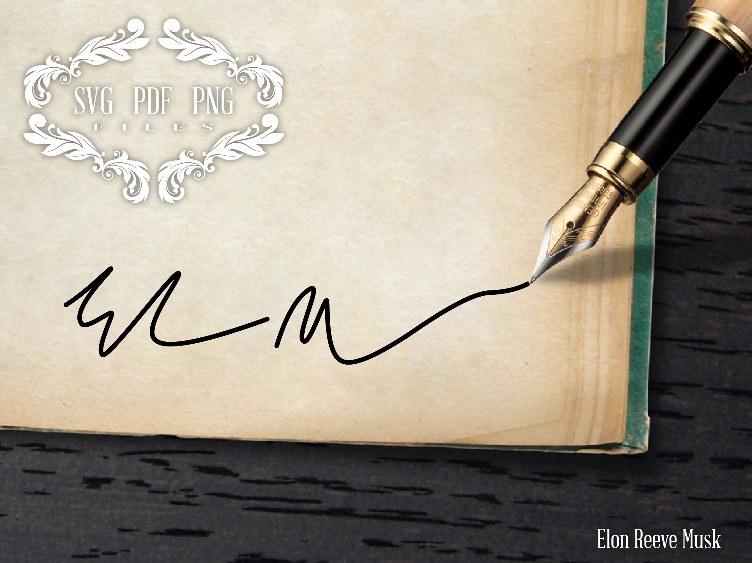 Elon Musk Signature Digital Download for Cricut and Silhouette | Etsy