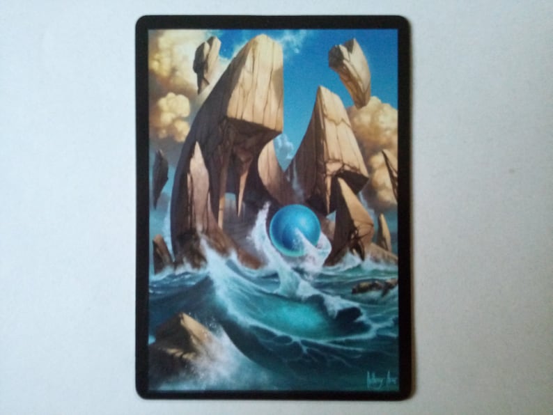 Magic the Gathering Custom Basic Lands - Etsy