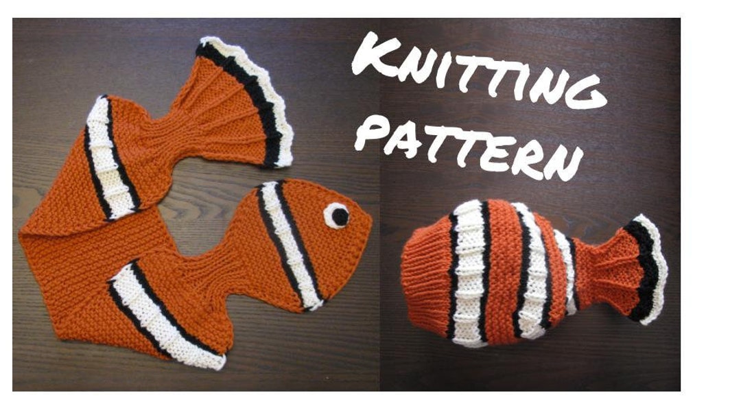 Tropical Fish Hat and Scarf - Knitting Pattern PDF - Etsy