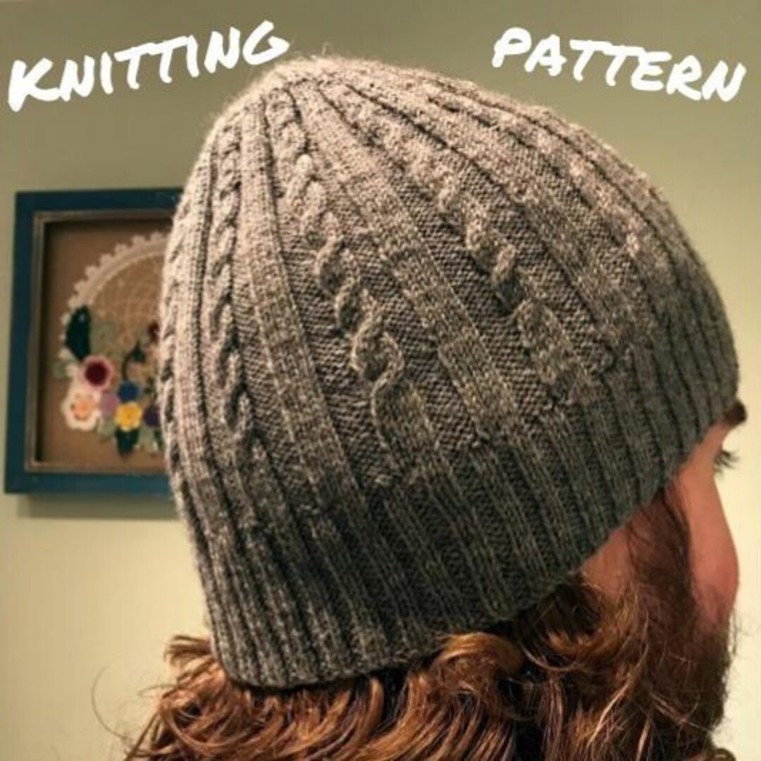 Universal Classic Cabled and Ribbed Hat - Knitting Pattern PDF - Etsy
