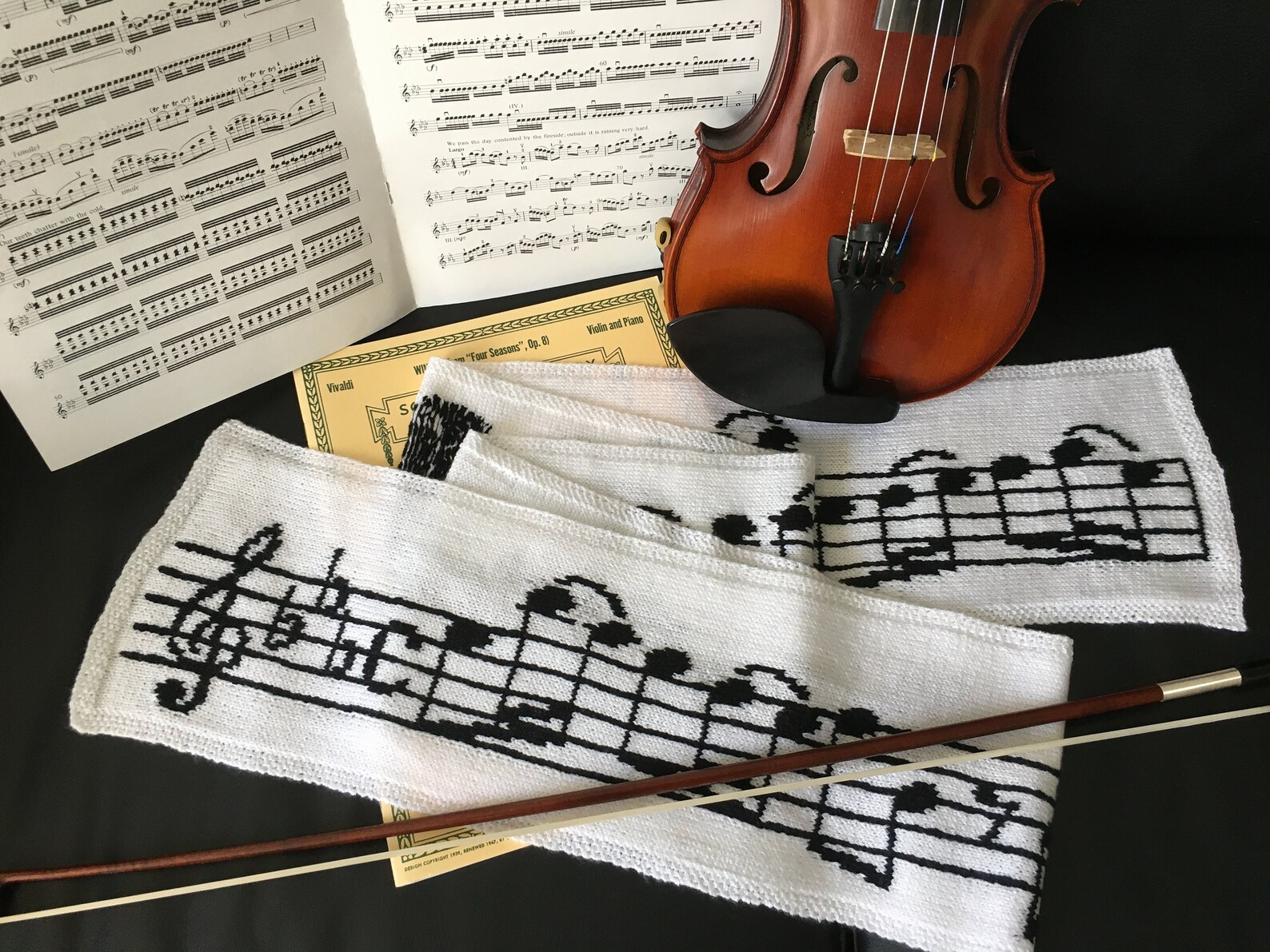 Winter Music Scarf - Knitting Pattern PDF - Etsy