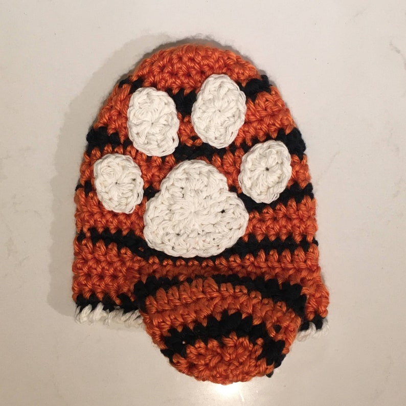 Tiger Potholder & Tiger Paw Pot Grabber Crochet Pattern PDF - Etsy