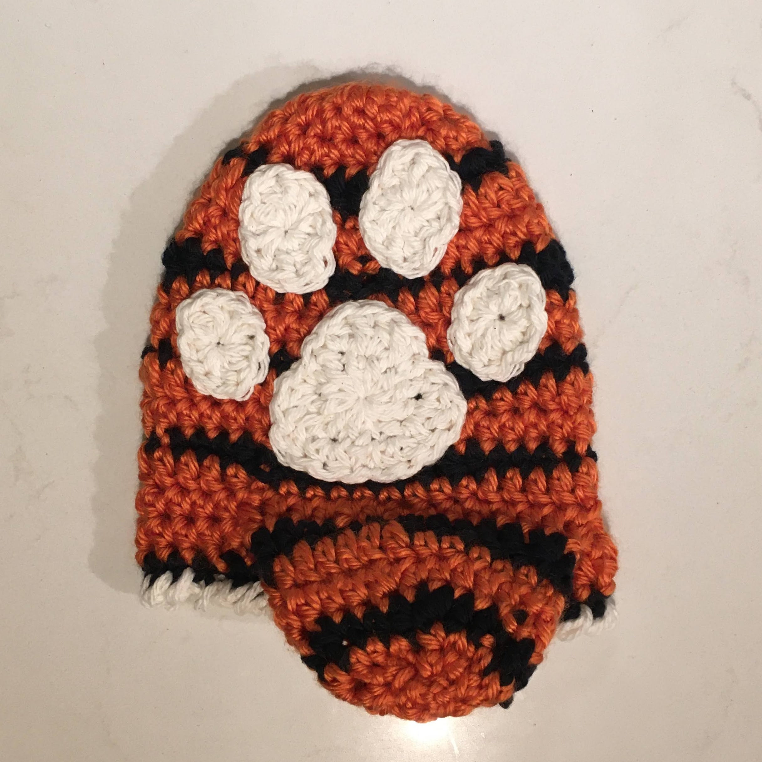 Tiger Potholder & Tiger Paw Pot Grabber Crochet Pattern PDF - Etsy