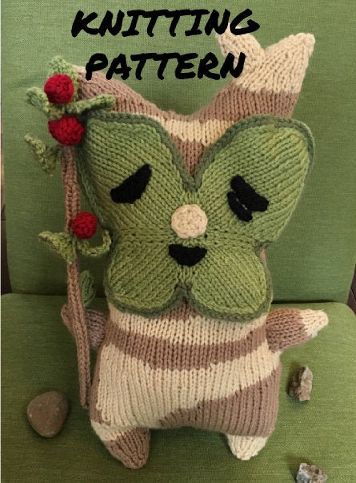 Korok With Branch Knitting Pattern PDF - Etsy