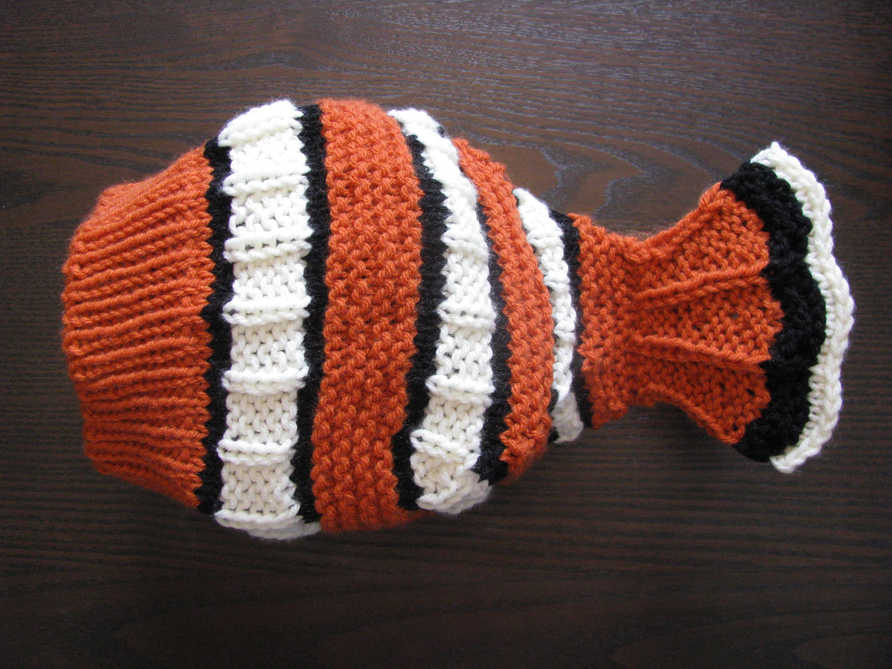 Tropical Fish Hat and Scarf Knitting Pattern PDF - Etsy