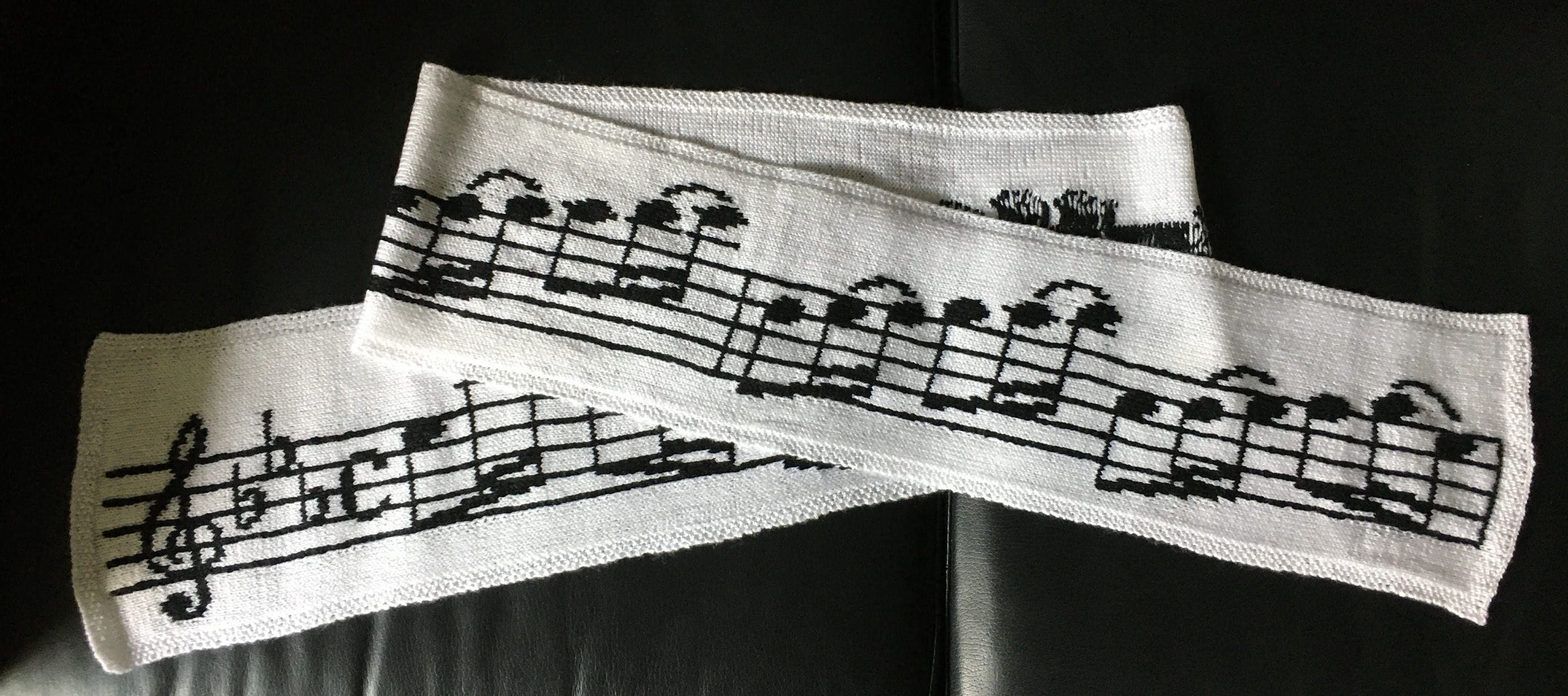 Winter Music Scarf - Knitting Pattern PDF - Etsy