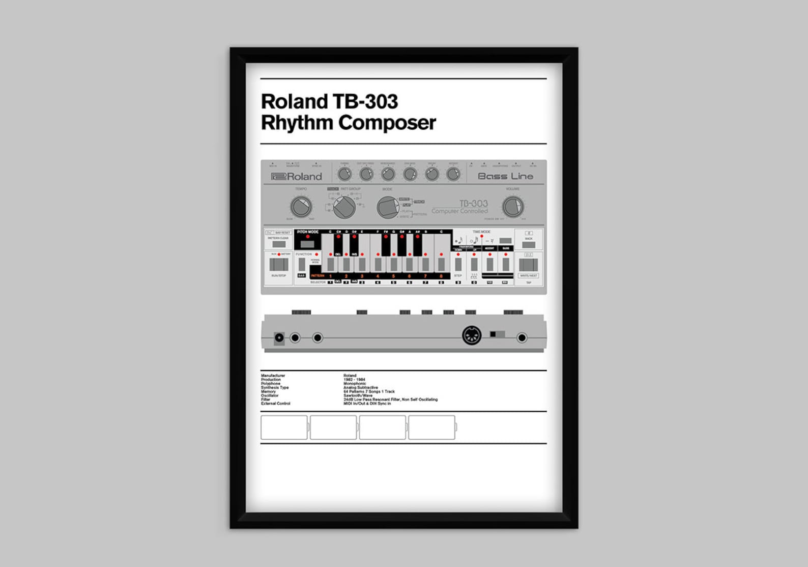 Roland TB-303 Rhythm Composer - Etsy