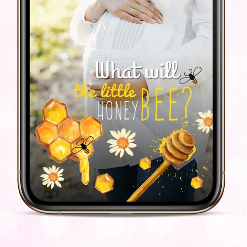 Gender Reveal Bee Invitation | Etsy