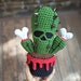 Crochet Creepy Cactus in the Pot Halloween Crochet Pattern Unusual ...