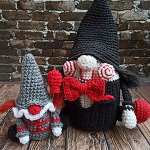 Mini Creepy Gnome Crochet Pattern Clown Tutorial Gonk Crochet Pattern ...
