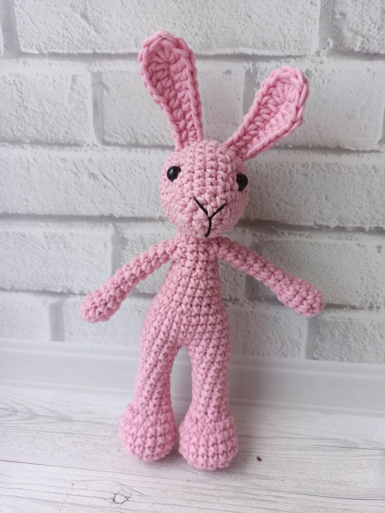 Crochet Pattern Bunny Toy Easy Pattern Amigurumi Bunny Toy Pdf | Etsy
