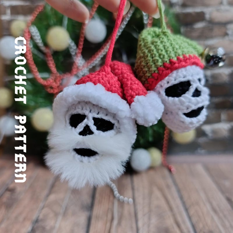 Xmas Skull Head - Etsy