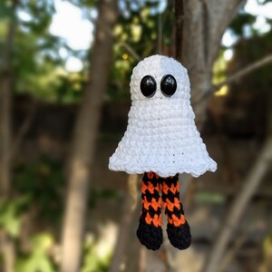 Flying Ghost Crochet Pattern: Halloween Hanging Toy (PDF Pattern) - Etsy