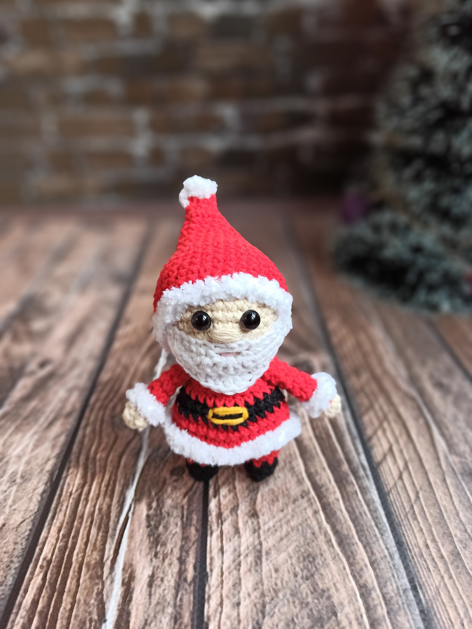 Santa Claus Crochet Pattern Little Christmas Santa Crochet Toy | Etsy