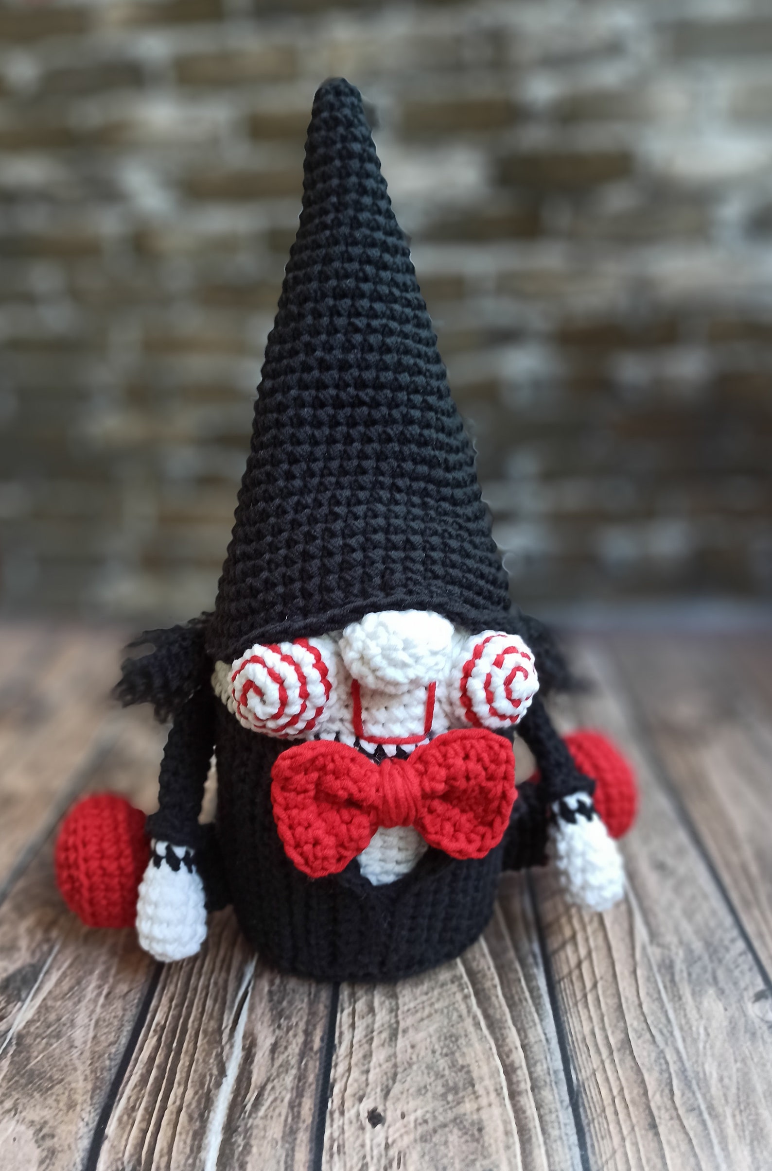 Horror Gnome Crochet Pattern Creepy Tutorial Gonk Pattern - Etsy