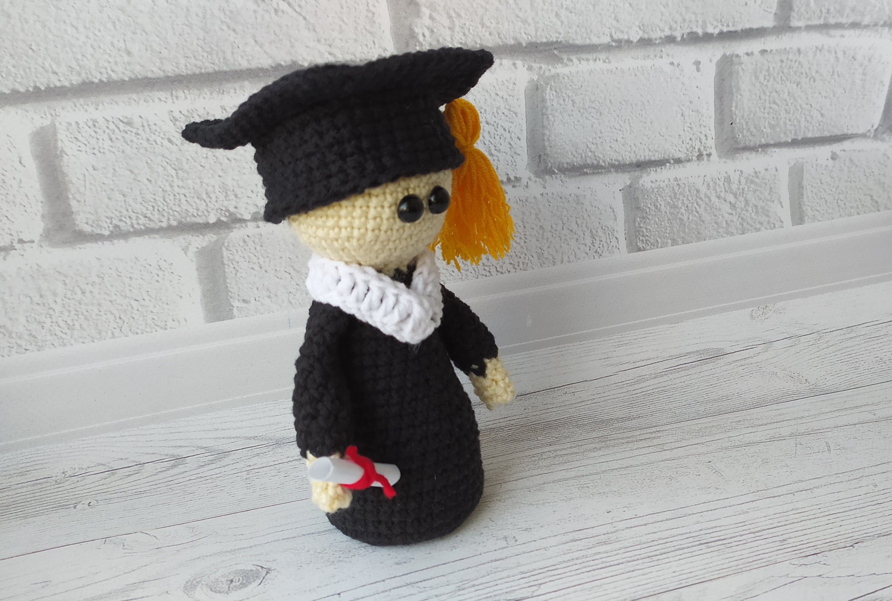 Graduation Doll Crochet Pattern Graduate Doll Toy Crochet Pattern ...