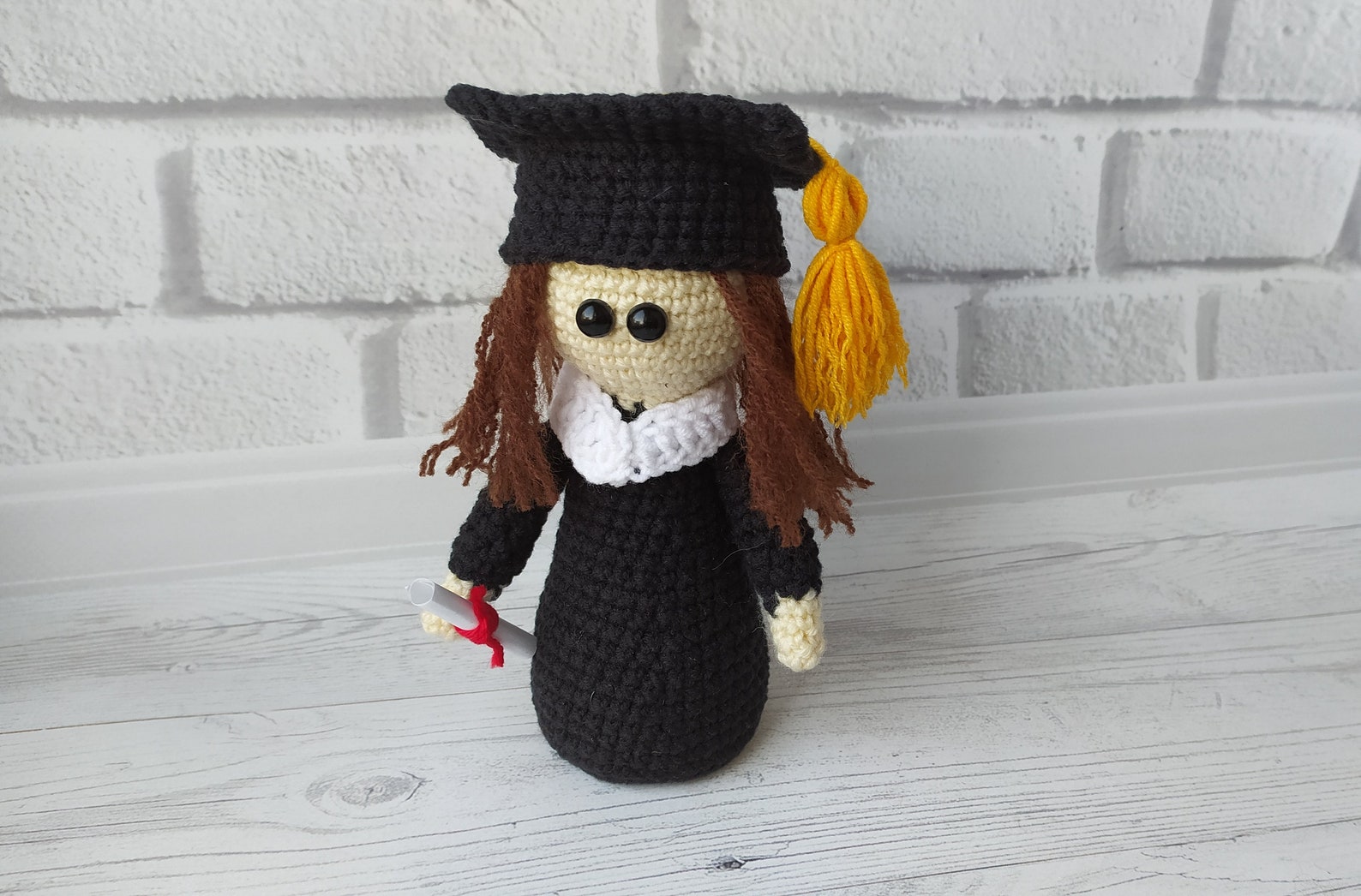 Graduation Doll Crochet Pattern Graduate Doll Toy Crochet Pattern ...