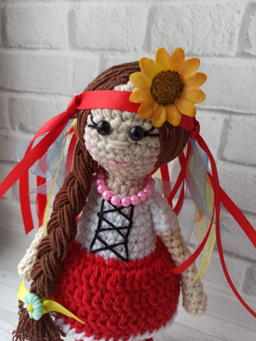 Ukrainian Doll Crochet Pattern Stay With Ukraine Crochet Doll - Etsy