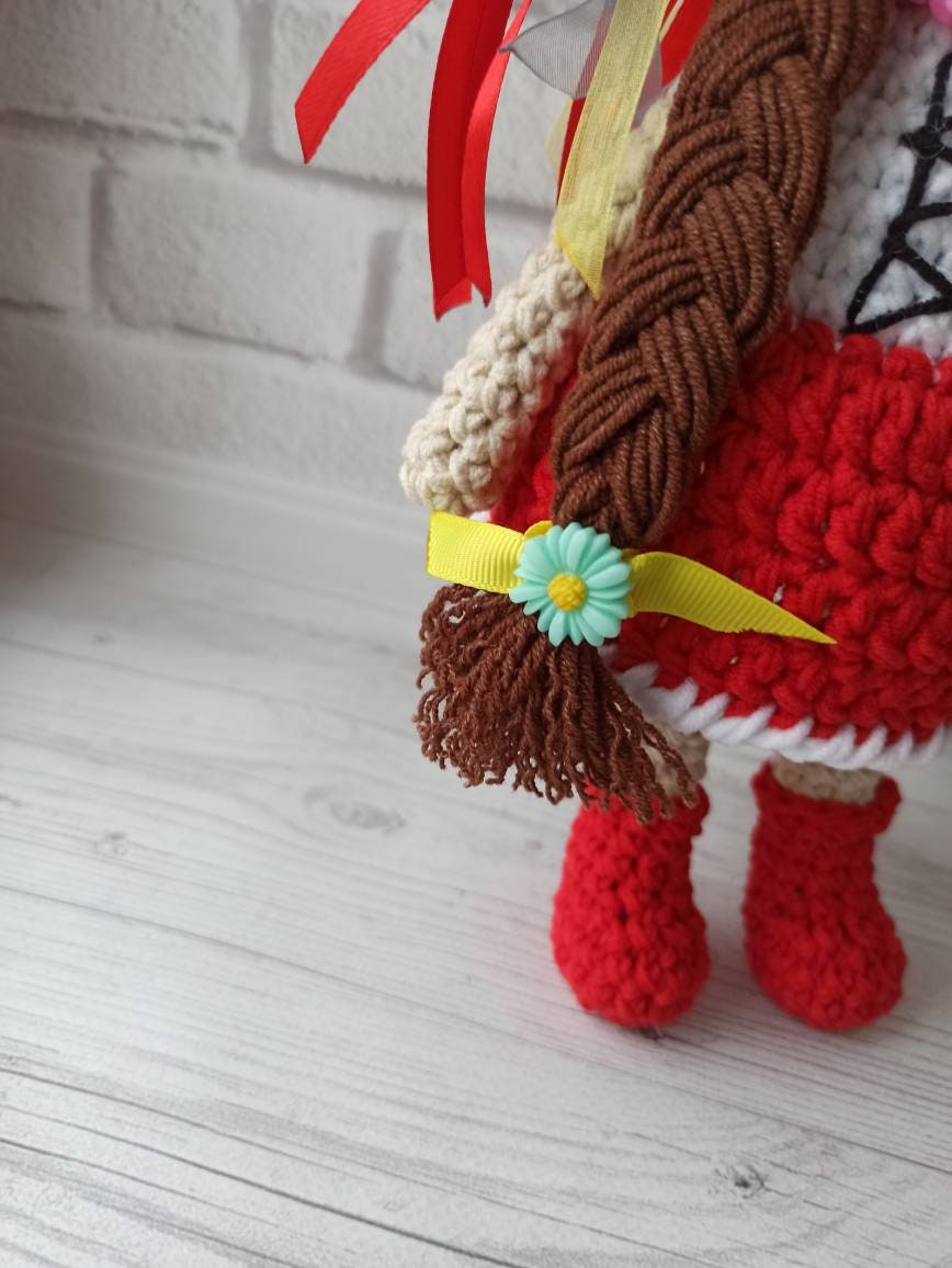 Ukrainian Doll Crochet Pattern Stay With Ukraine Crochet Doll - Etsy