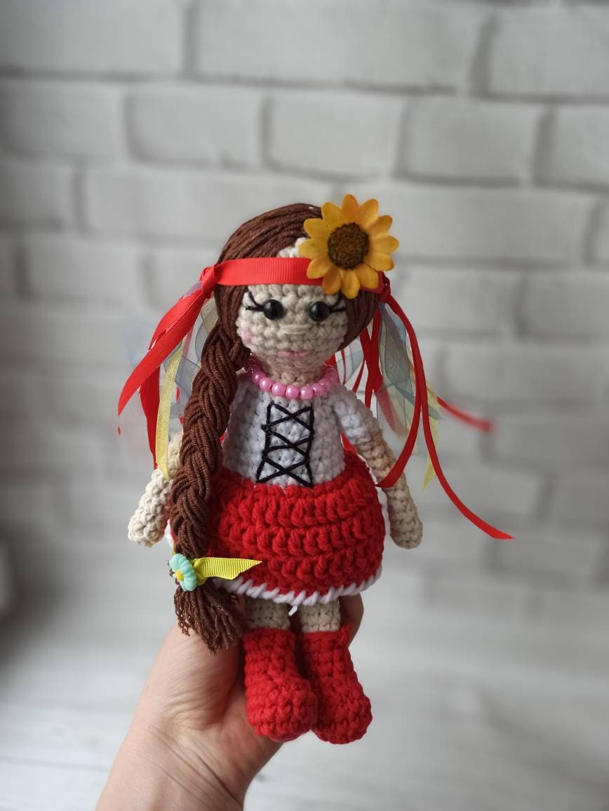 Ukrainian Doll Crochet Pattern Stay With Ukraine Crochet Doll - Etsy