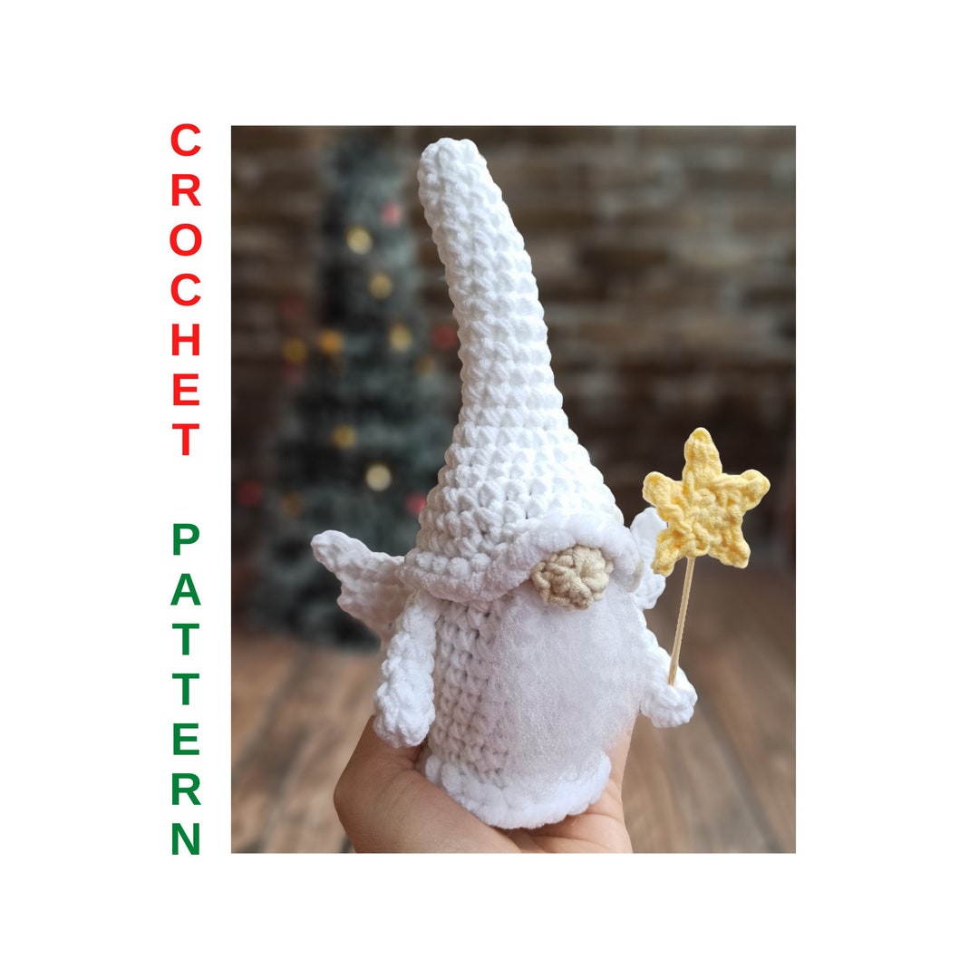 Christmas Angel Gnome Crochet Pattern Nativity Gnome Xmas Crochet ...