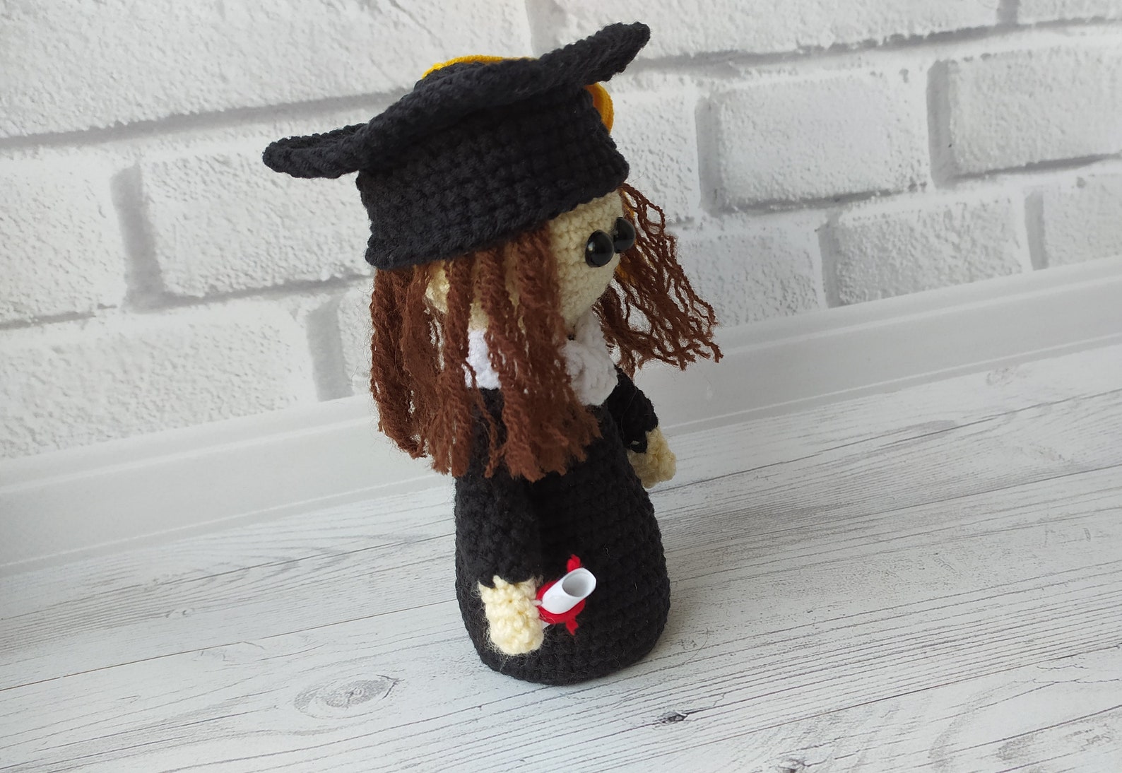 Graduation Doll Crochet Pattern Graduate Doll Toy Crochet Pattern ...