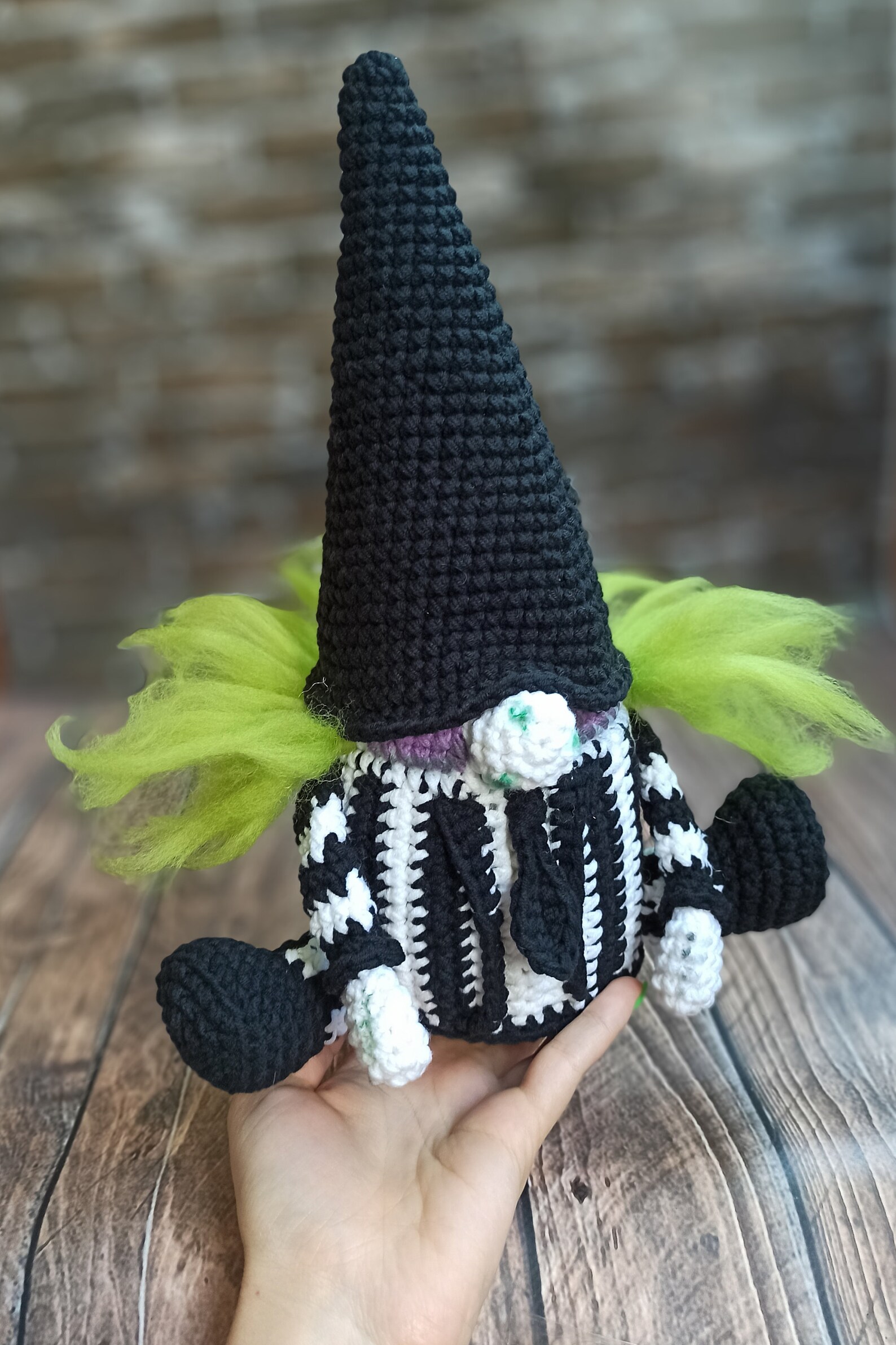 Horror Gnome Crochet Pattern Creepy Tutorial Gonk Pattern - Etsy