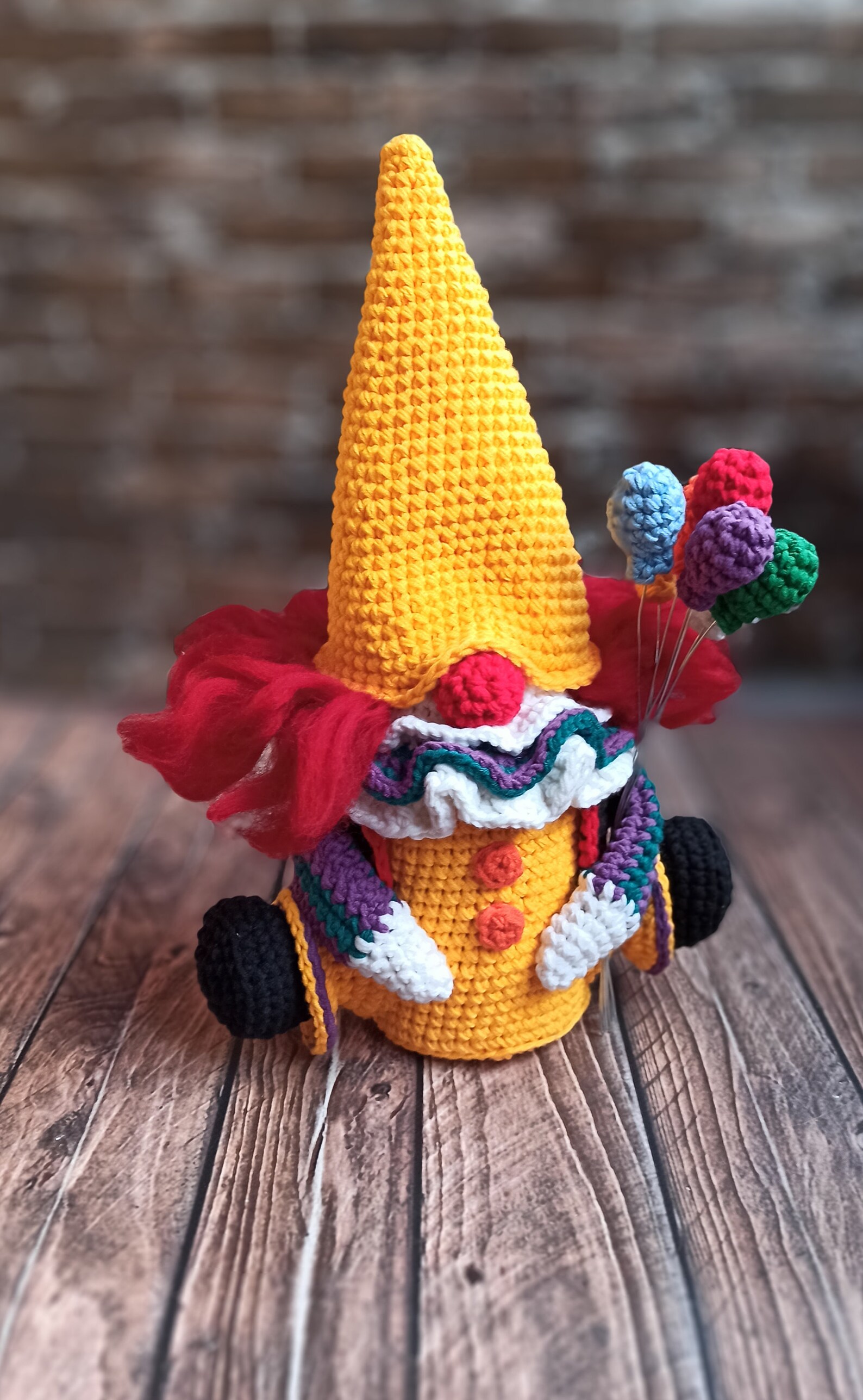 Set of 5 Horror Gnomes Crochet Patterns Clown Gnome Tutorial - Etsy