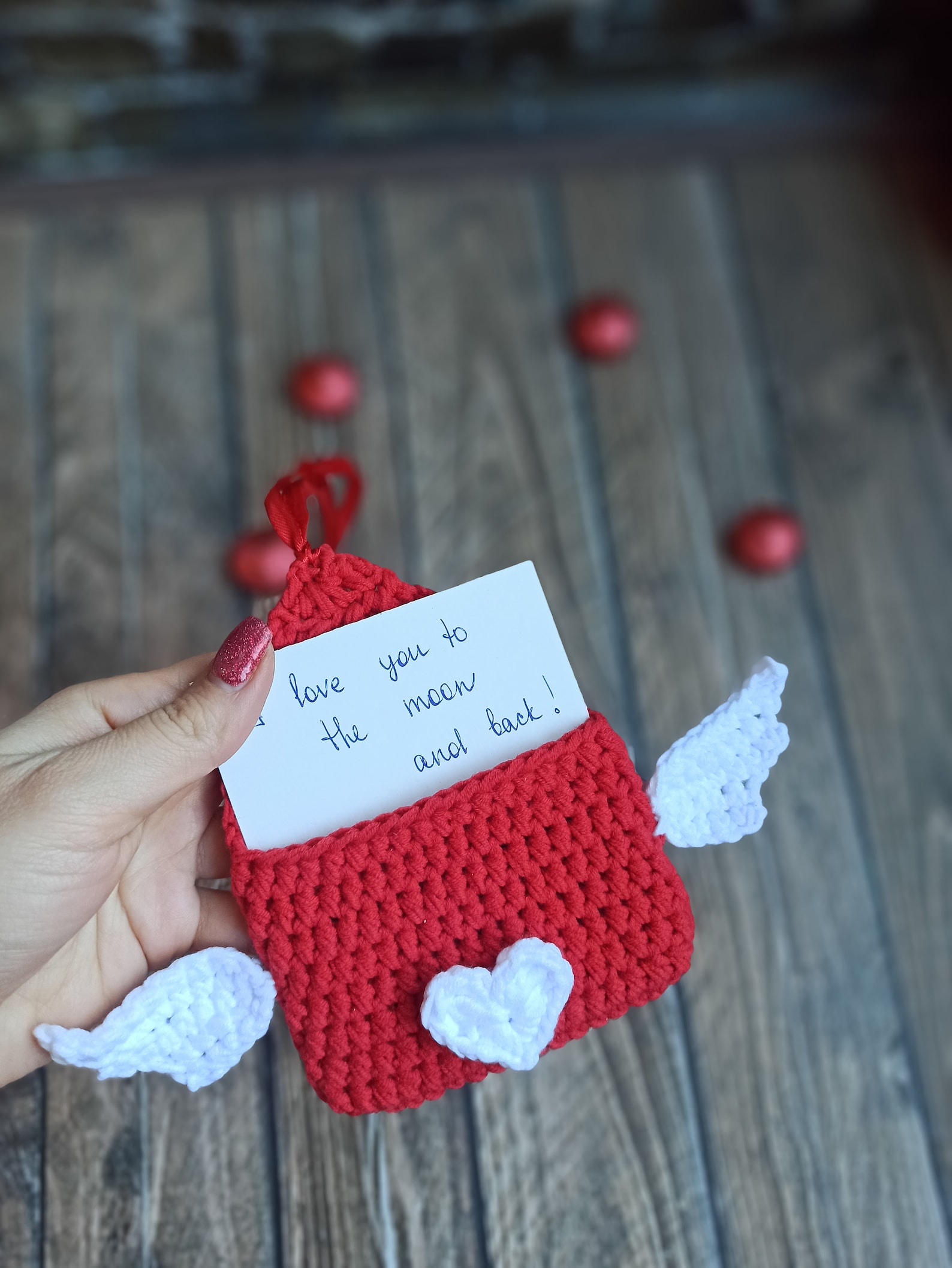 Valentine's Day Crochet Pattern PDF Valentine Day Card | Etsy