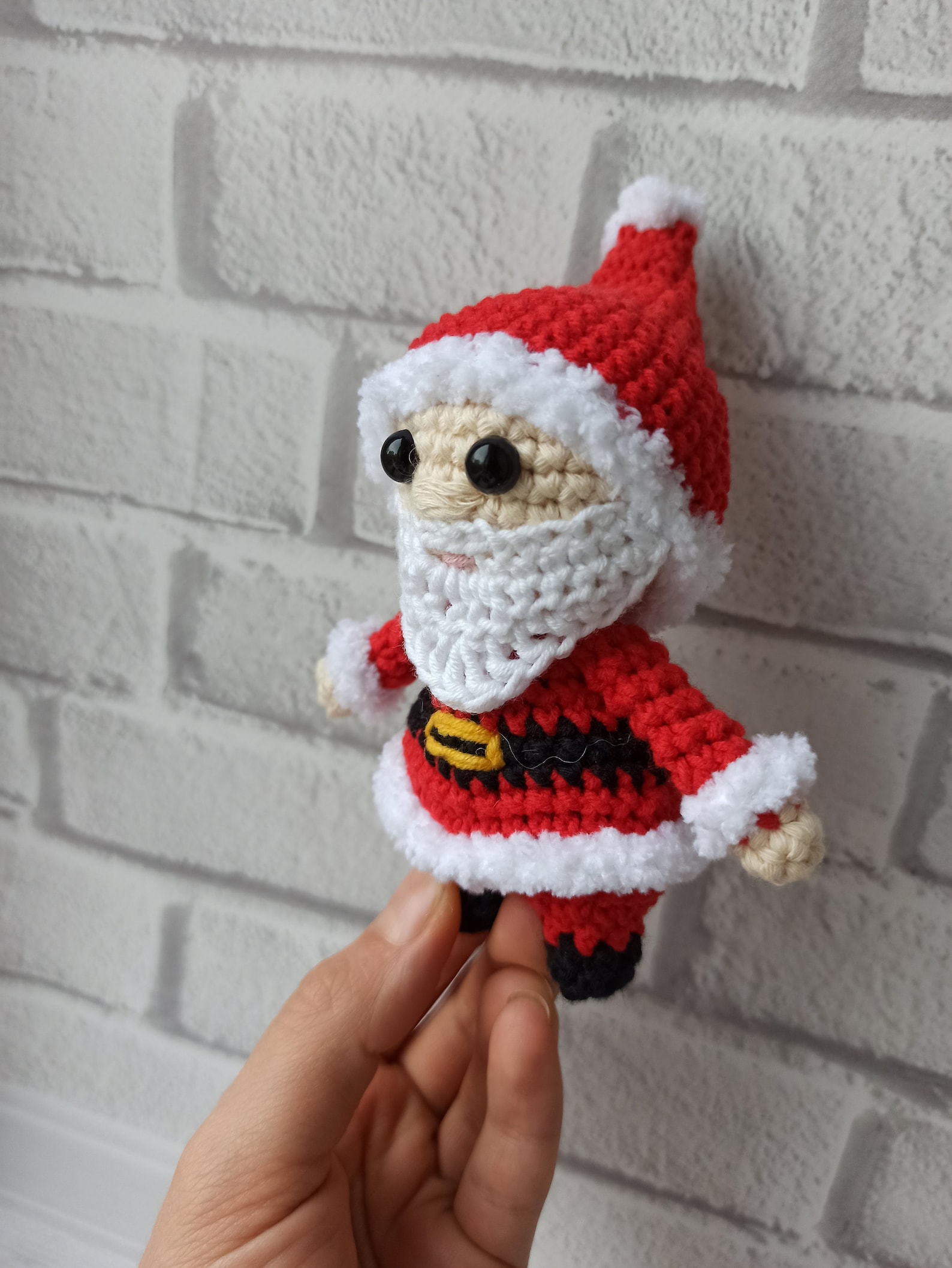 Santa Claus Crochet Pattern Little Christmas Santa Crochet Toy | Etsy