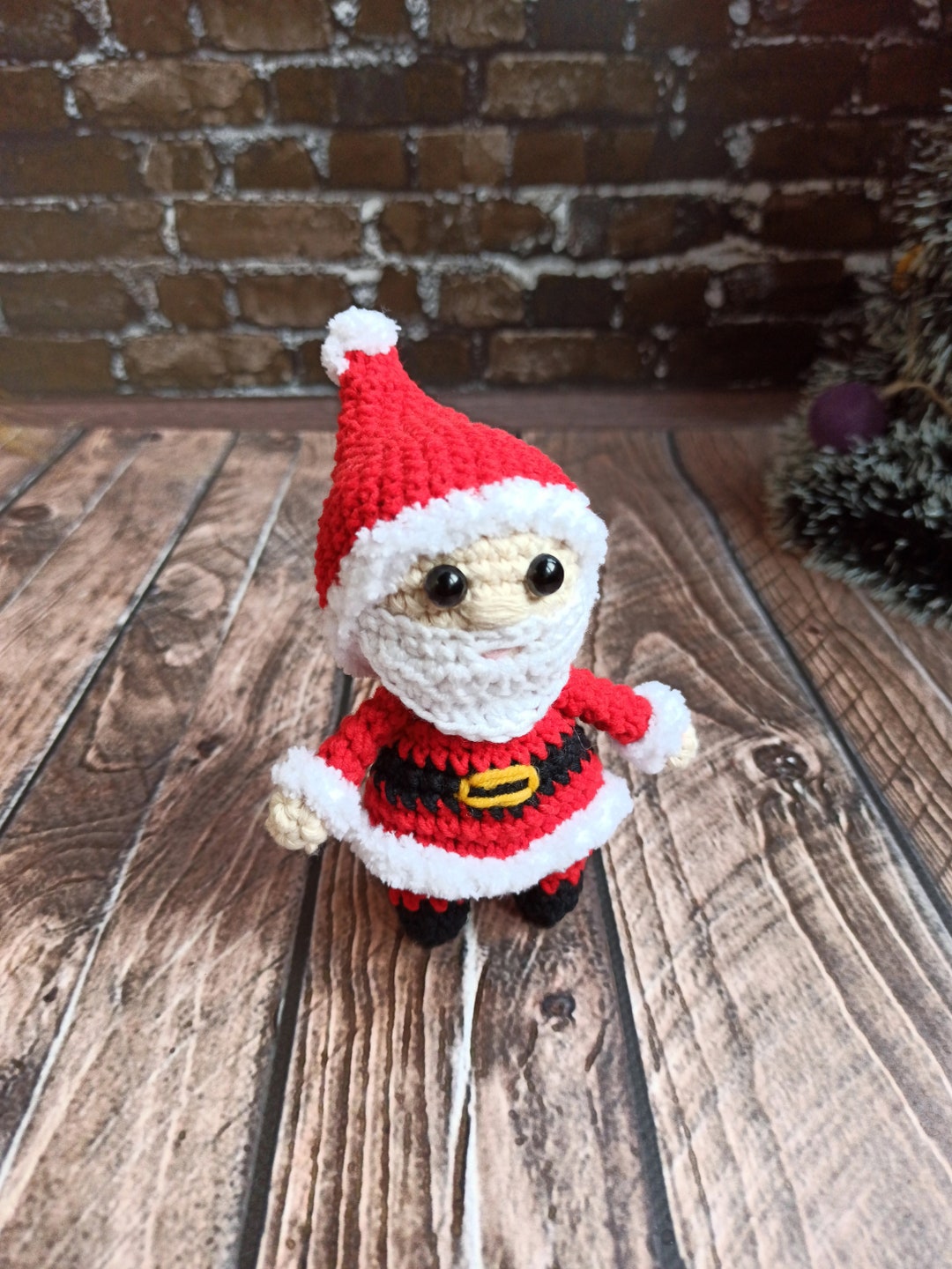 Santa Claus Crochet Pattern Little Christmas Santa Crochet Toy PDF ...
